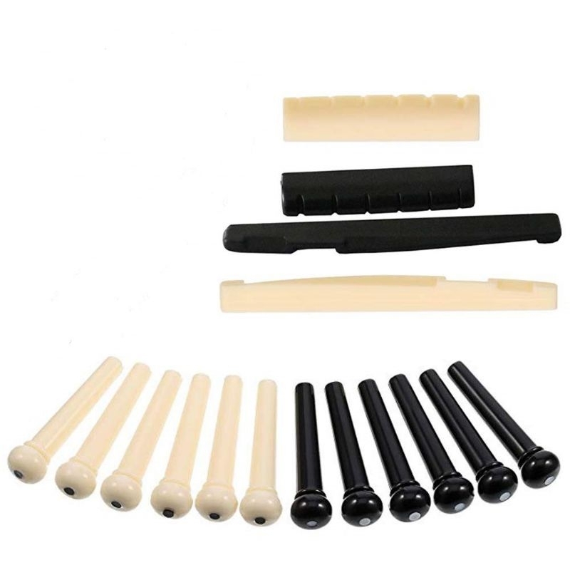 Jual SADDLE NUT PIN BRIDGE GITAR AKUSTIK | Shopee Indonesia