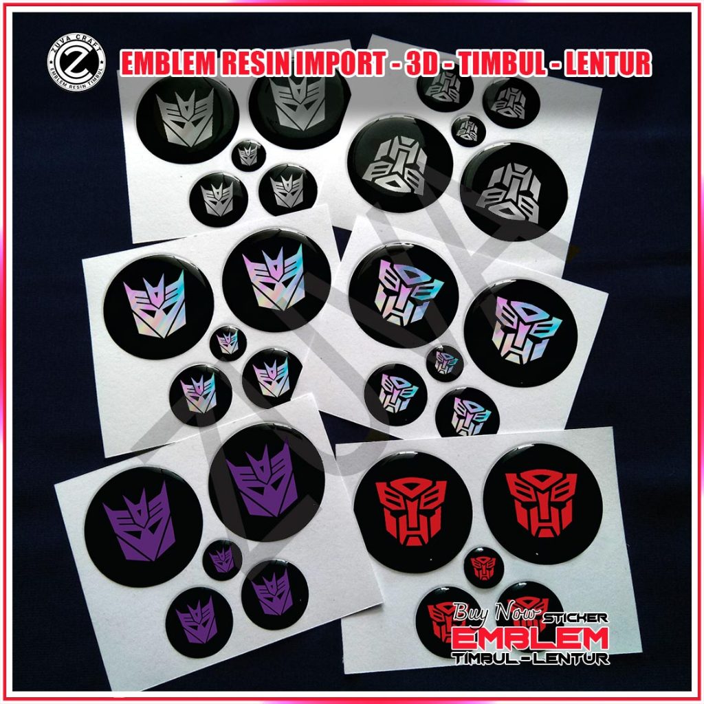 Jual STIKER MOTOR 1 SET STIKER MOTOR LOGO TRANSFORMERS DECEPTICON ...