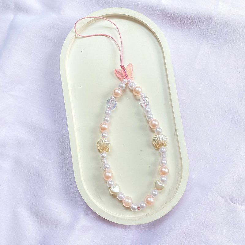 Jual strap phone aesthetic/gantungan HP gelang/Phone Charm/phone strap ...