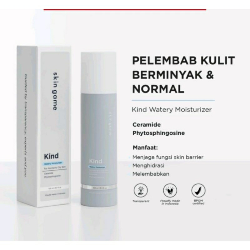 Jual Kemasan Besar Skingame Skin game Daily Kind Watery Moisturizer ...