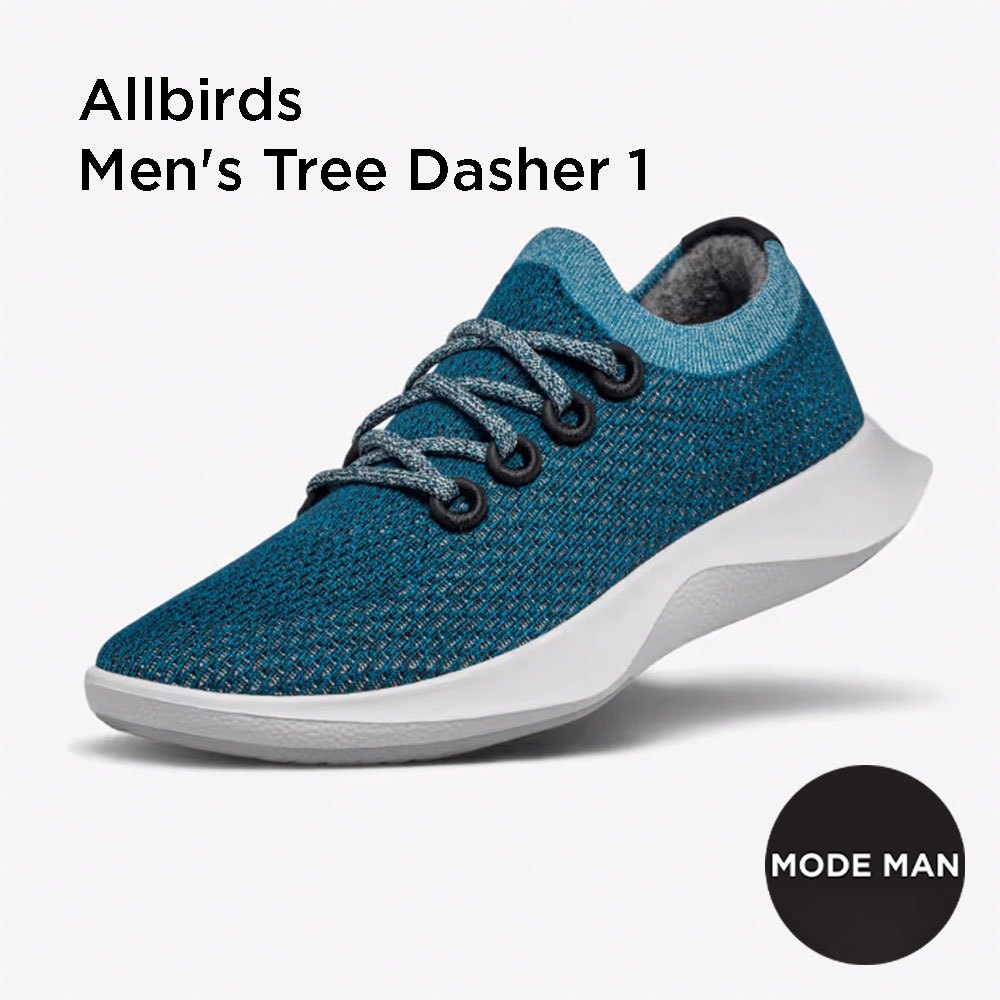 Jual AllBirds Men's Tree Dasher 1 Sepatu Lari Pria Everest White Sole ...