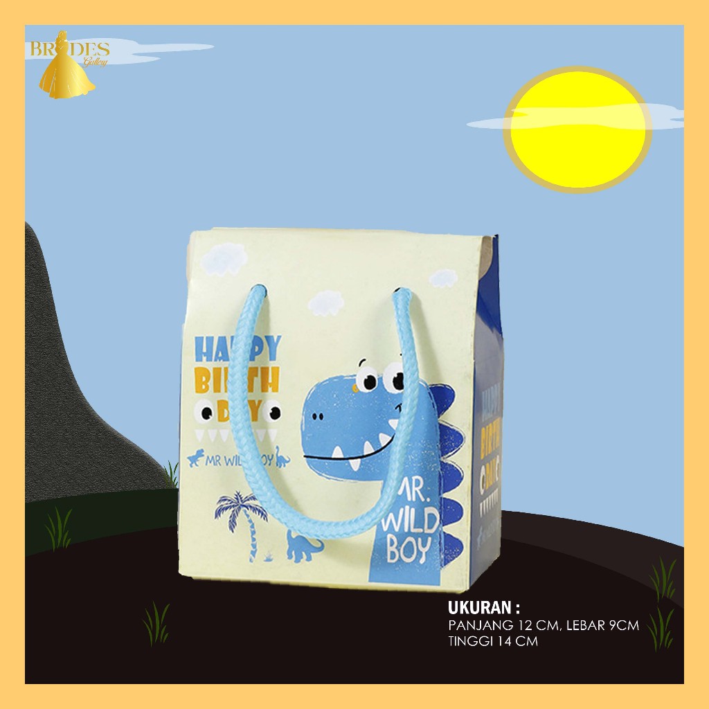 Jual BD Paperbag Ulang Tahun / Goodie Bag Ulang Tahun Bermacam Karakter ...