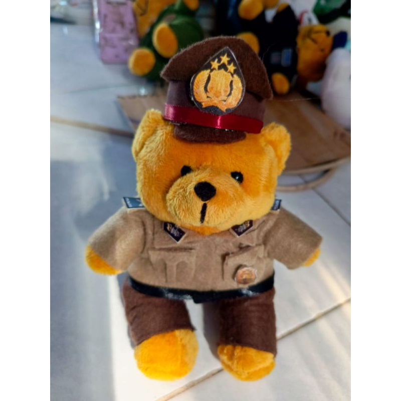 Jual Boneka Bear Polisi (15cm) | Shopee Indonesia
