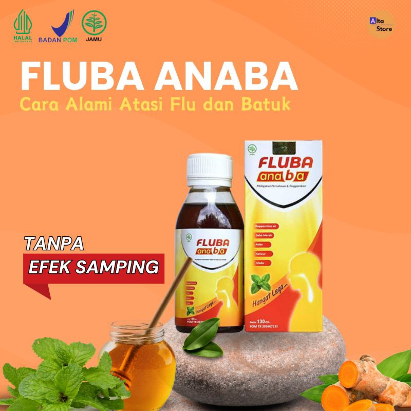 Jual Fluba Anaba 130 ml - 3x Ampuh Atasi Flu dan Batuk Amandel Demam ...