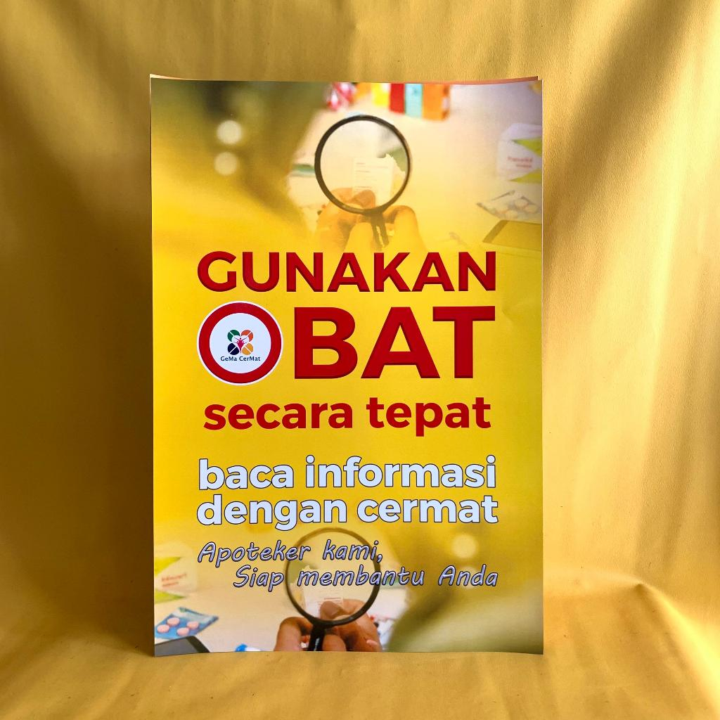 Jual Poster Obat | Gunakan Obat dengan Tepat | Poster Konsumsi Obat ...