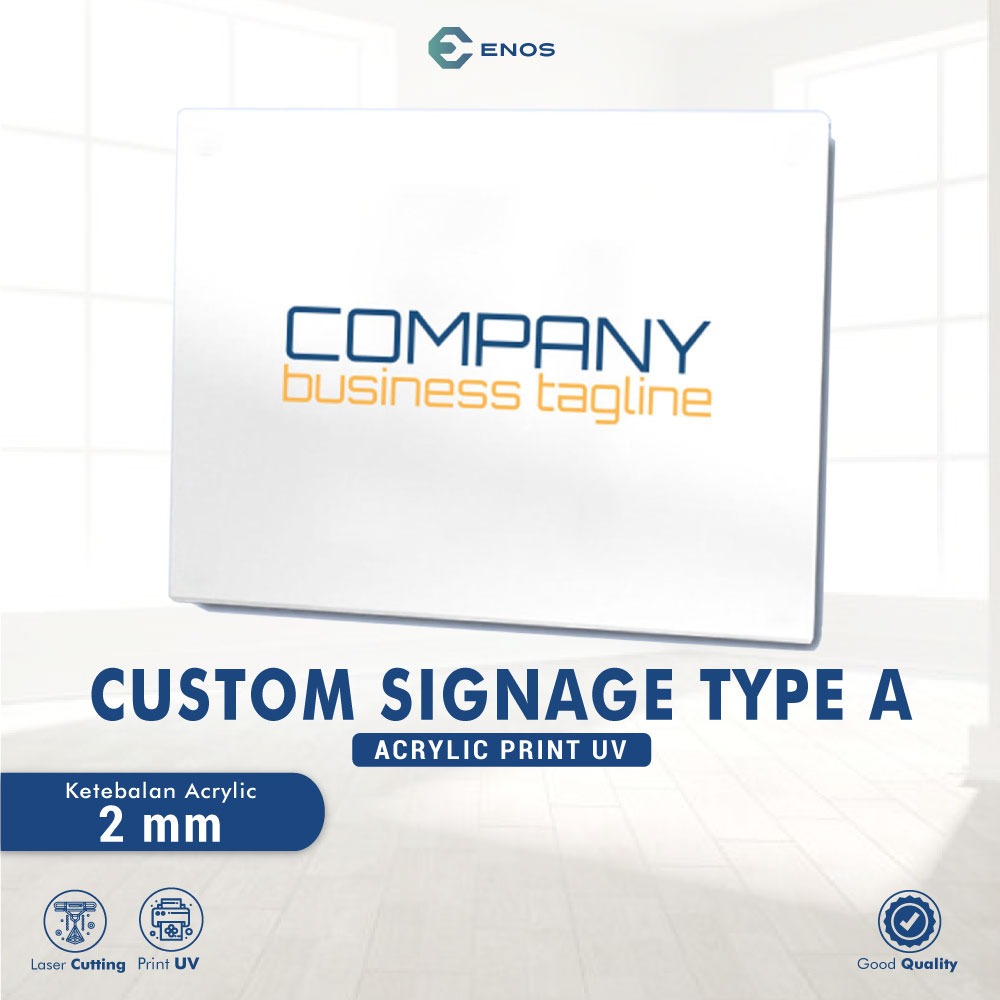 Jual SIGNBOARD CUSTOM TULISAN AKRILIK PUTIH UKURAN BESAR / SIGNAGE TYPE ...