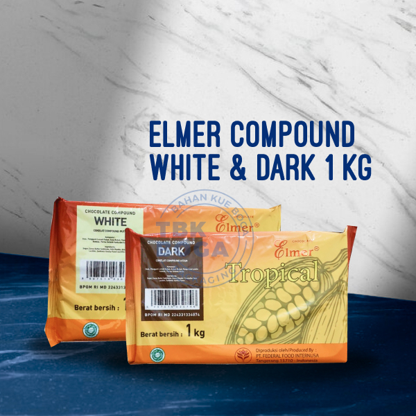 Jual Elmer Compound ( Dark, White - 1 kg ) Coklat Putih Cokelat Batang ...