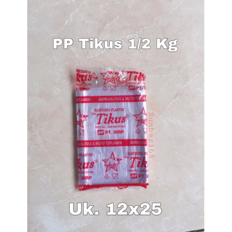 Jual Kantong Plastik Cap Tikus 1/2 Kg | Shopee Indonesia