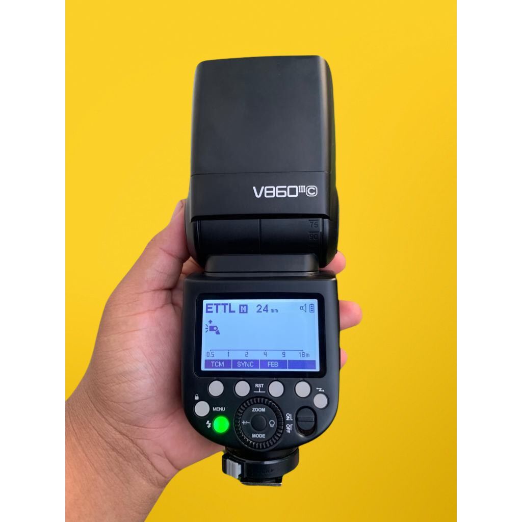 Jual FLASH EKSTERNAL GODOX V860 MARK III FOR CANON | Shopee Indonesia