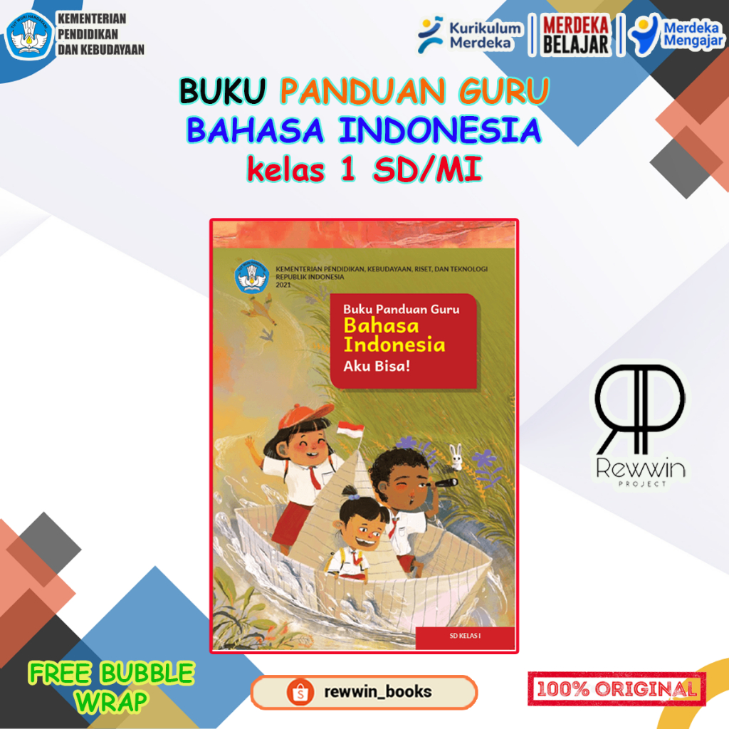 Jual Buku PANDUAN GURU Bahasa Indonesia Kelas 1 SD - Kurikulum Merdeka | Shopee Indonesia