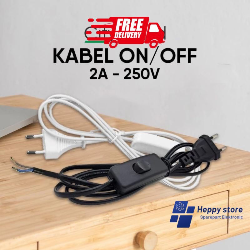 Jual KABEL SAKLAR ON-OFF / KABEL AC 220V / KABEL BUNTUNG / KABEL ...
