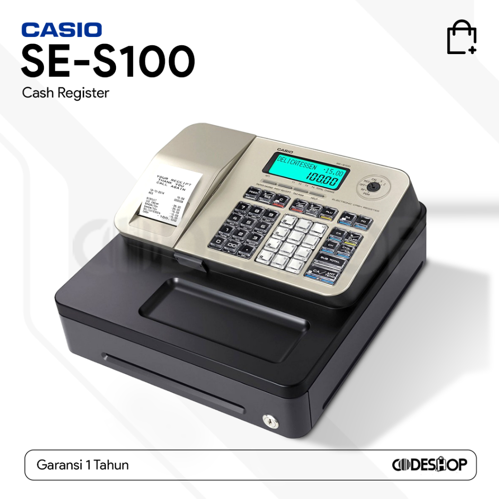 Jual Cash Register Casio SE-S100 (New Models) | Shopee Indonesia