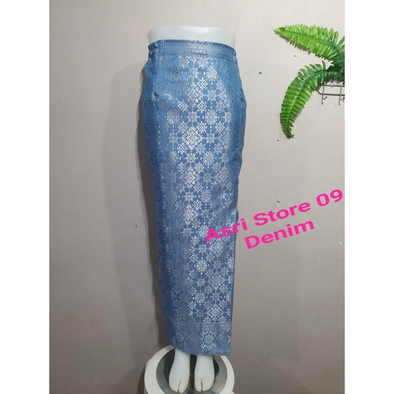Jual Rok span Songket Jumbo/Rok span big size 3L - 6L /Rok instan Langsung Pakai/Rok songket ...