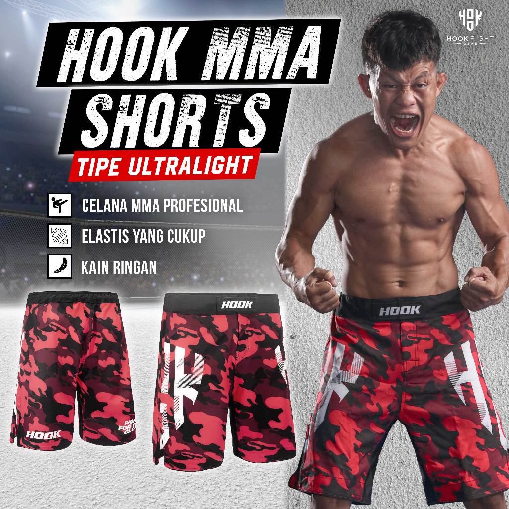 Jual Celana MMA Hook Fight Gear, MMA Shorts Hook, Celana Muay Thai ...