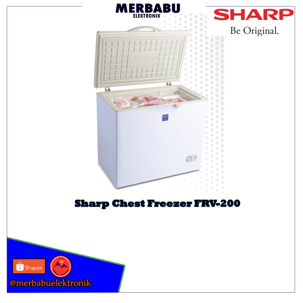 Jual Sharp FRV 200 Chest Freezer Box 200L | Shopee Indonesia