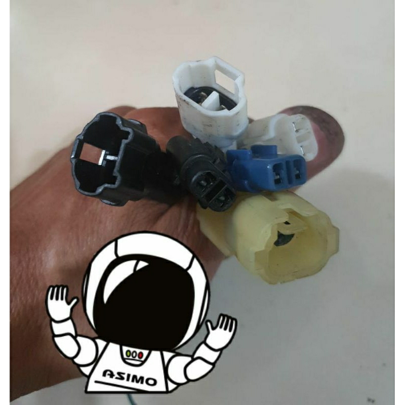 Jual soket konektor socket sambung kabel body original universal pin 2 ...