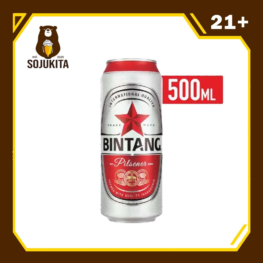 Jual Bir Bintang Kaleng 500ml | Shopee Indonesia