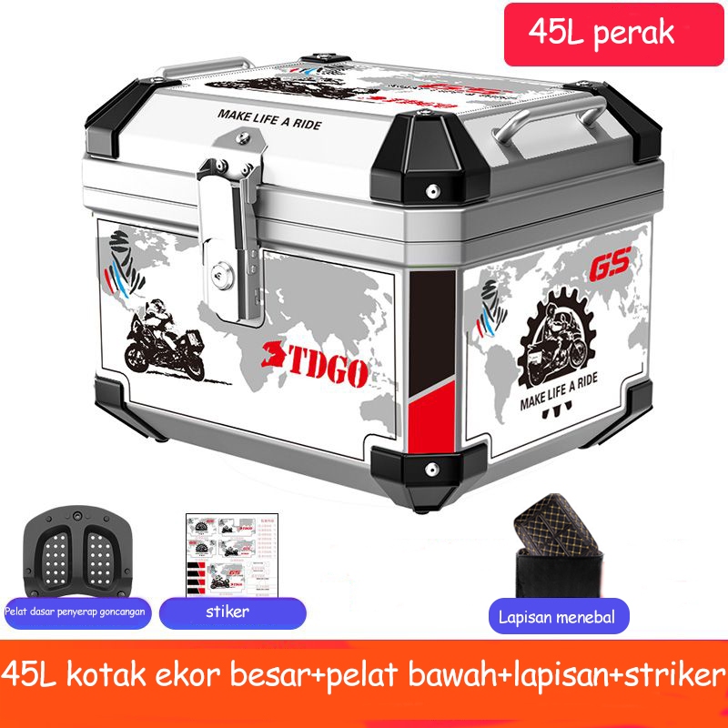 Jual Box Motor Box Belakang Motor Kapasitas Tas Motor Tailbag/box motor ...