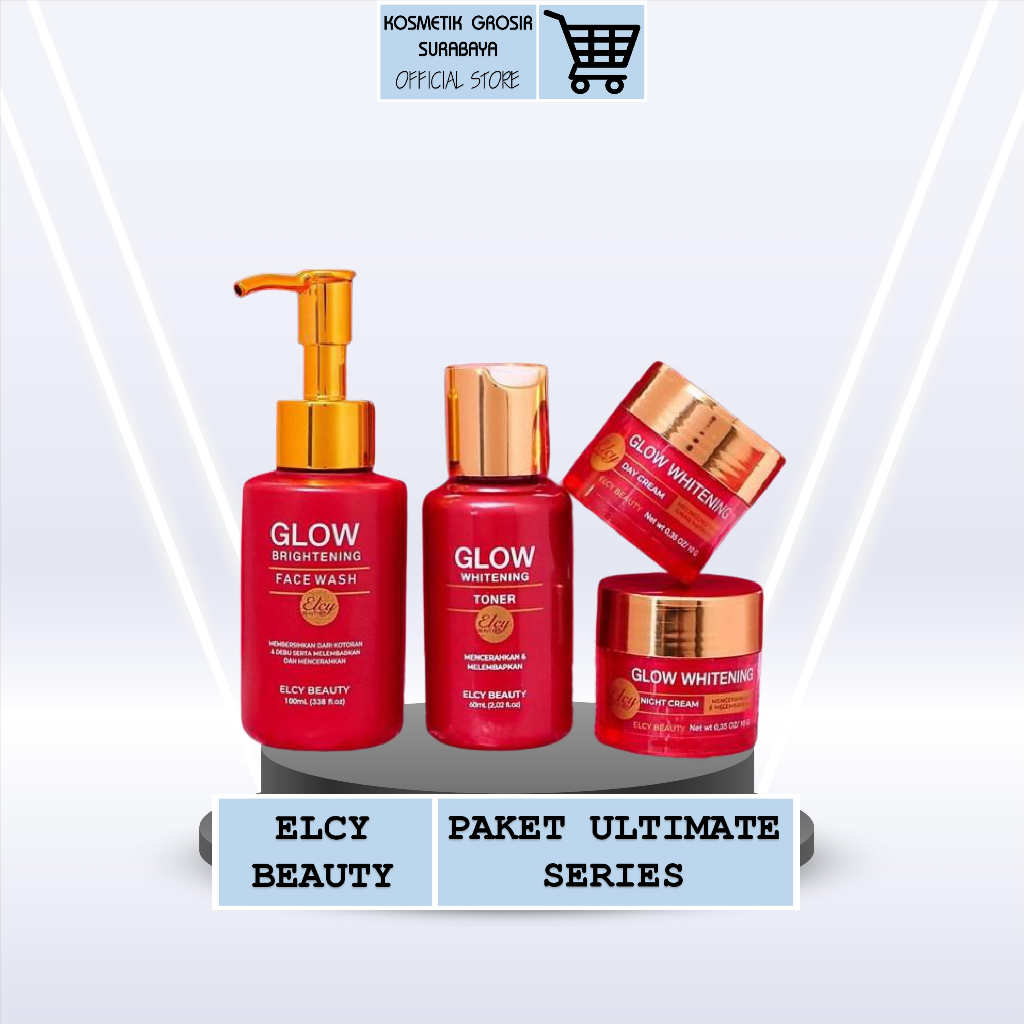 Jual Elcy Beauty Paket Wajah Glow Series BPOM Kemasan Terbaru | Shopee ...