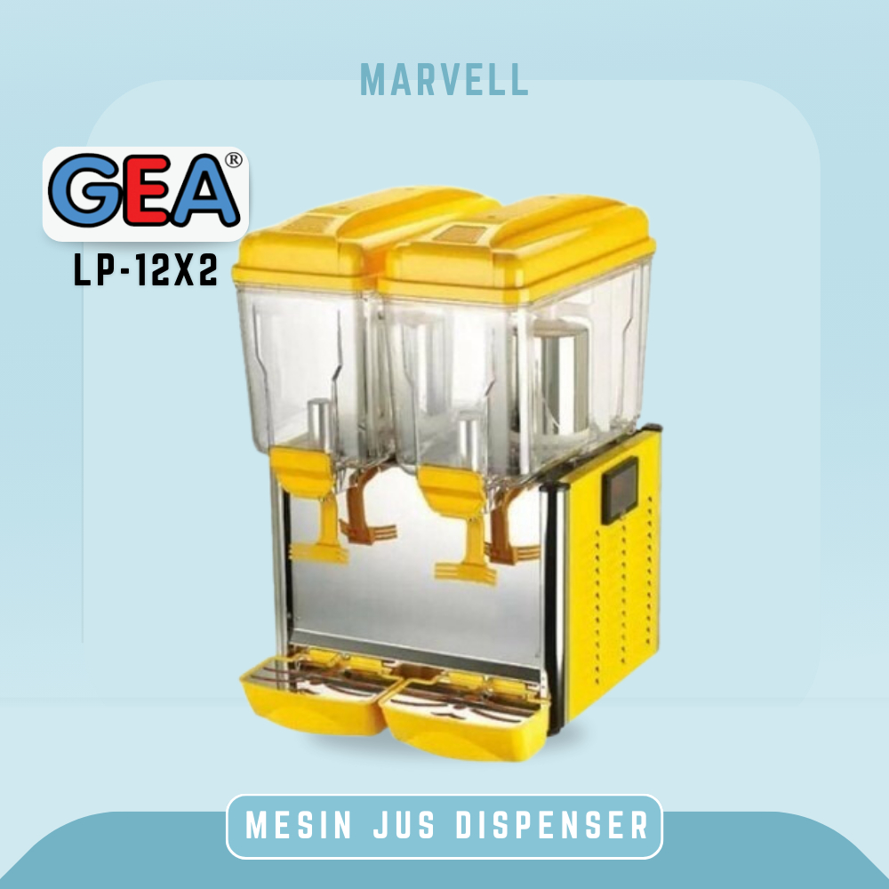 Jual Jus Dispenser 2 Tabung Gea Lp-12x2 Dispenser Jus 2 Tabung Garansi ...