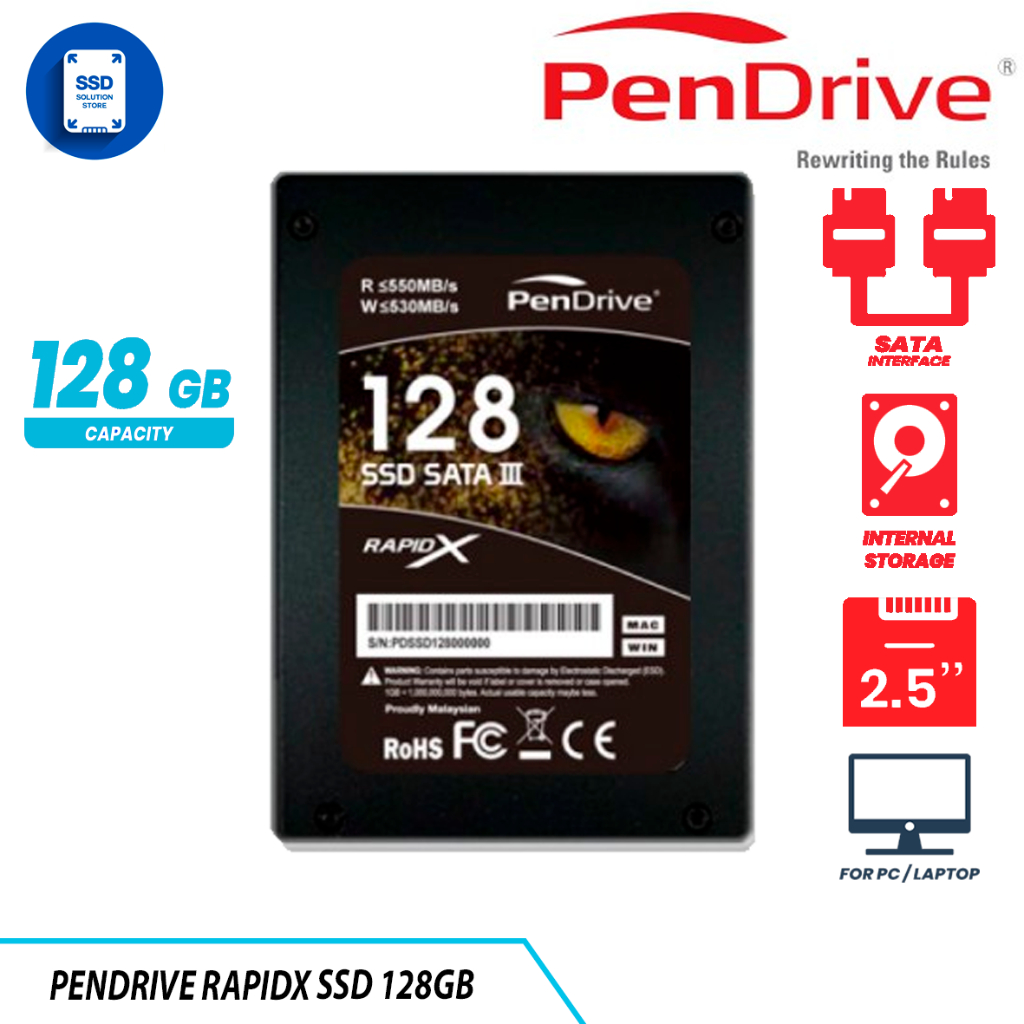 Jual SSD 128GB SATA - SSD INTERNAL LAPTOP - SSD LAPTOP - ORIGINAL ...