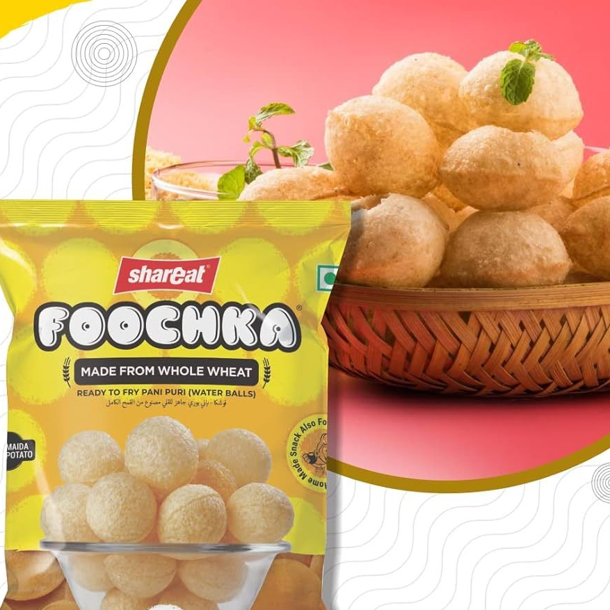 Jual Makanan India PANI PURI WITH ORIGINAL FOOCHKA SHAREAT 500G ...