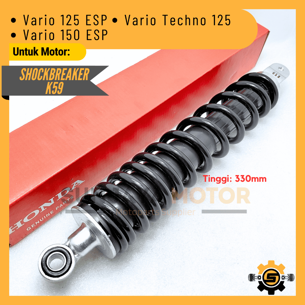 Jual Shockbreaker K59 Shock Belakang Kualitas Original Honda Vario 125 ESP Vario 150 LED Vario ...