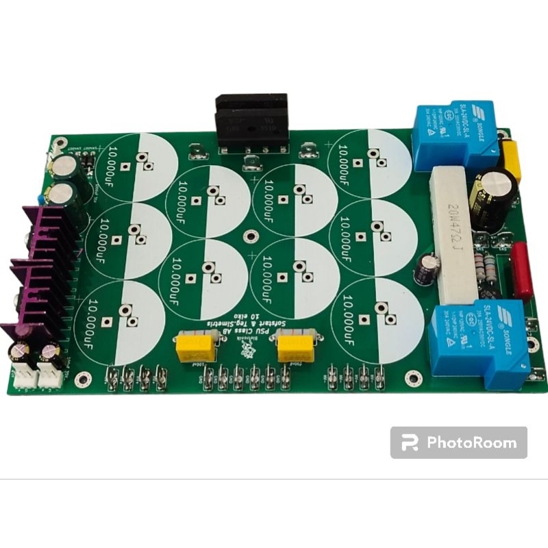 Jual kit psu 10 Elco + softstart dobel layer psu ampli class ab (tanpa ...