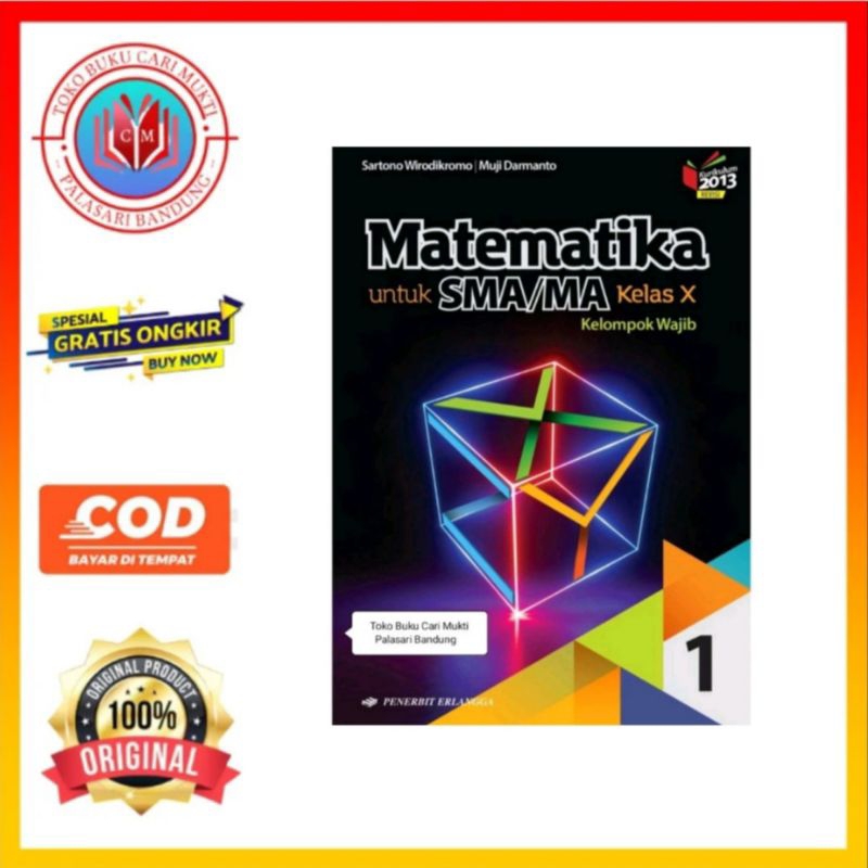 Jual Erlangga Buku Matematika XYZ Kelompok Wajib Untuk SMA/MA Kelas 10 Kurikulum 2013 | Shopee ...