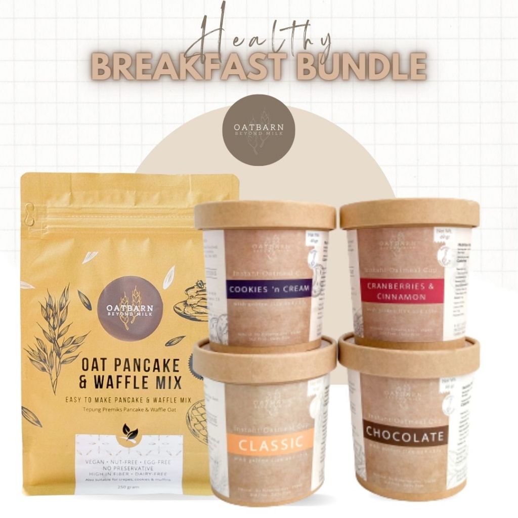 Jual OatBarn Healthy Breakfast Bundle | Paket Sarapan Sehat Sereal ...