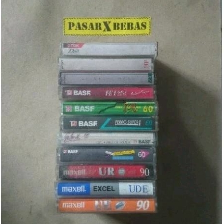Jual kaset kosong / kaset blank / kaset pita untuk rekaman | Shopee ...