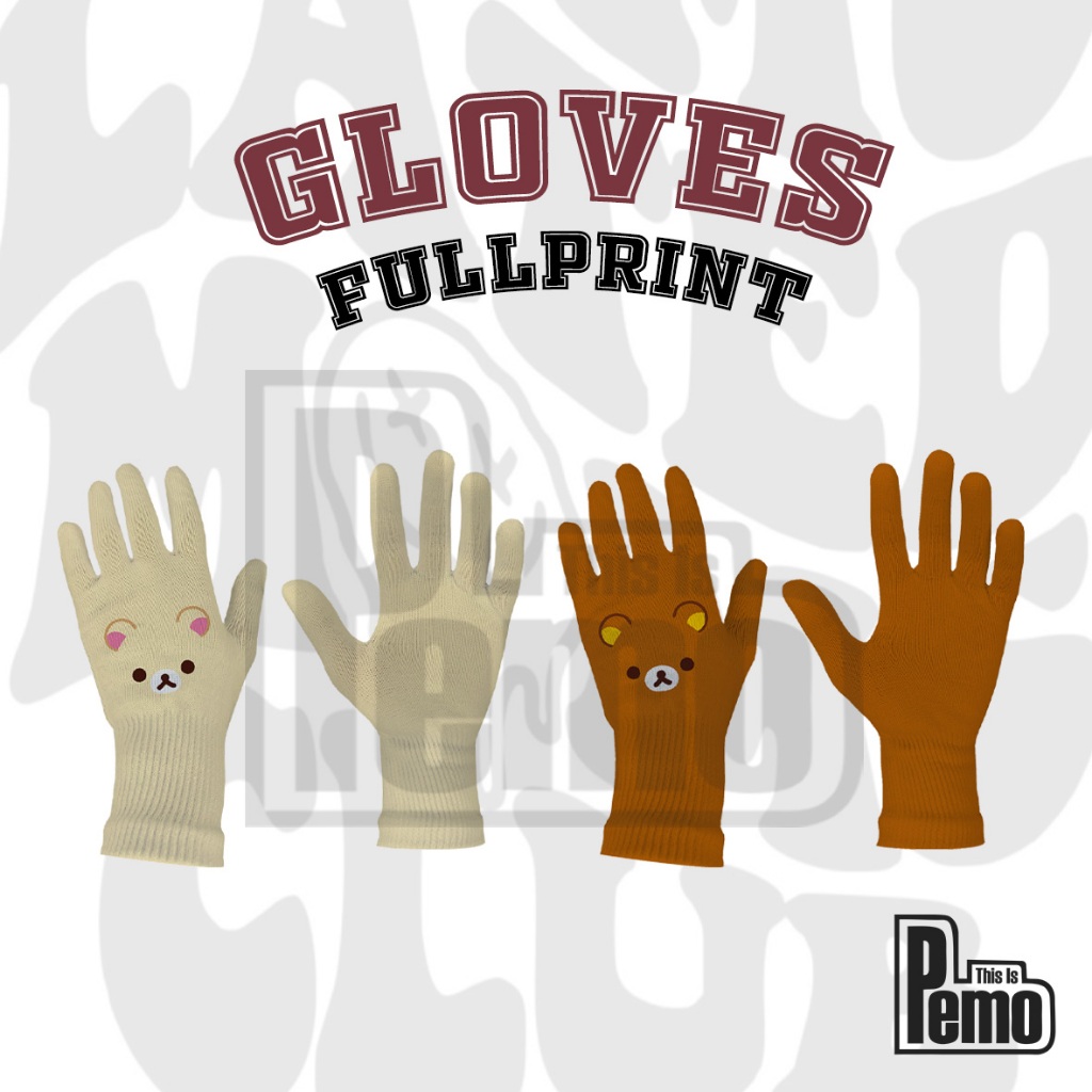 Jual THIS IS PEMO - Sarung Tangan Full Print PREMIUM Dewasa // Couple ...