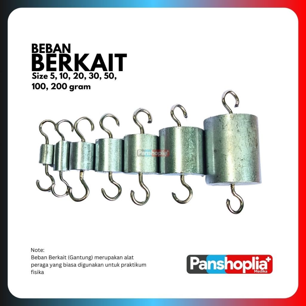 Jual Beban Berkait dengan Penggantung l Beban Percobaan Fisika ...