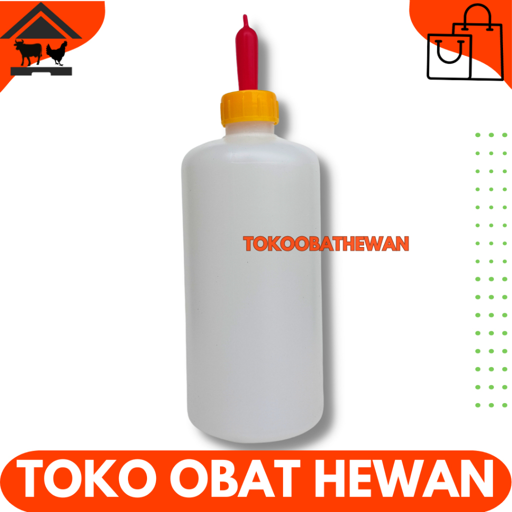 Jual DOT KAMBING DAN BOTOL PUTIH 500ML - Dot Cempe Kambing Domba ...