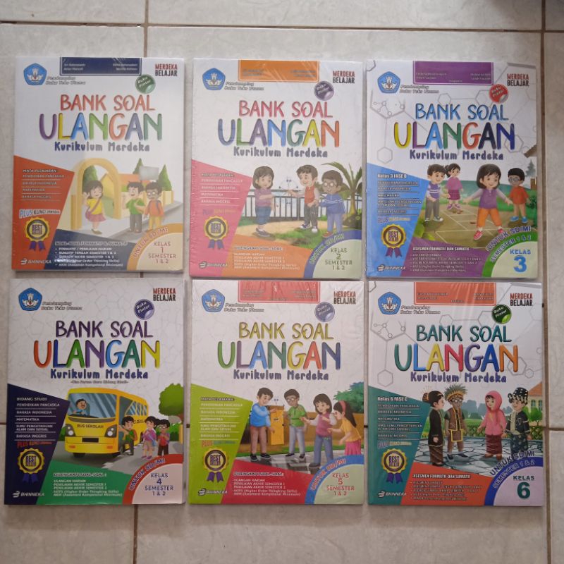 Jual Kelas 1, 2, 3, 4, 5 & 6 SD/MI Bank Soal Ulangan Kurikulum Merdeka | Shopee Indonesia