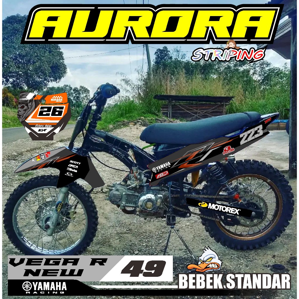 Jual (COD) Sticker RBT VEGA R NEW RBT GASTRACK BEBEK STANDAR MODIF RBT ...