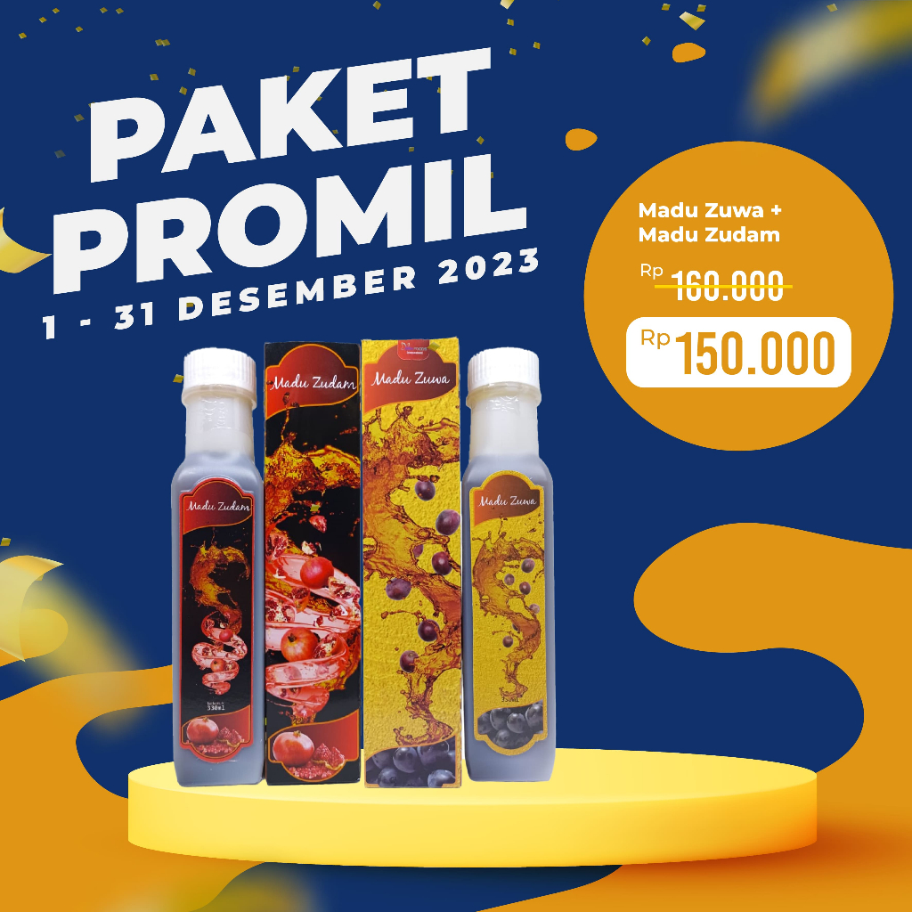 Jual PAKET PROMIL Madu Zuwa dan Madu Zudam Penyubur Kandungan Wanita ...