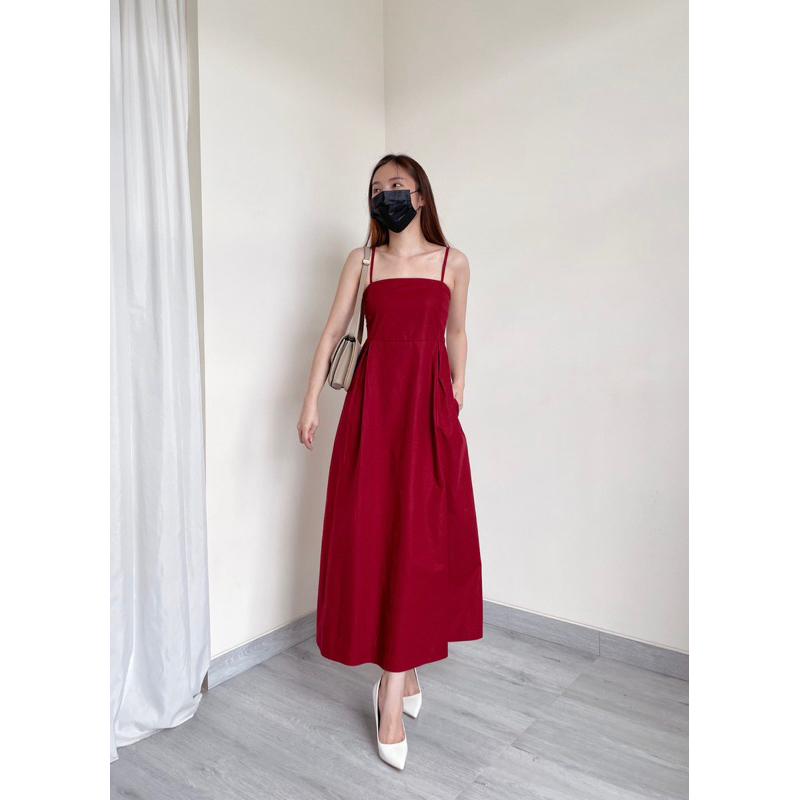 Jual Seung Hwa [승화] Dress Cotton Gaun Baju Pantai Summer Panjang Wanita ...