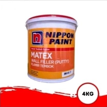 Jual MATEX WALL FILLER PUTTY PLAMIR TEMBOK 4KG NIPPON PAINT | Shopee ...