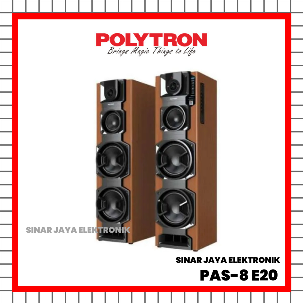 Jual ACTIVE SPEAKER POLYTRON PAS-8 E20 / SPEAKER AKTIF POLYTRON PAS-8 ...