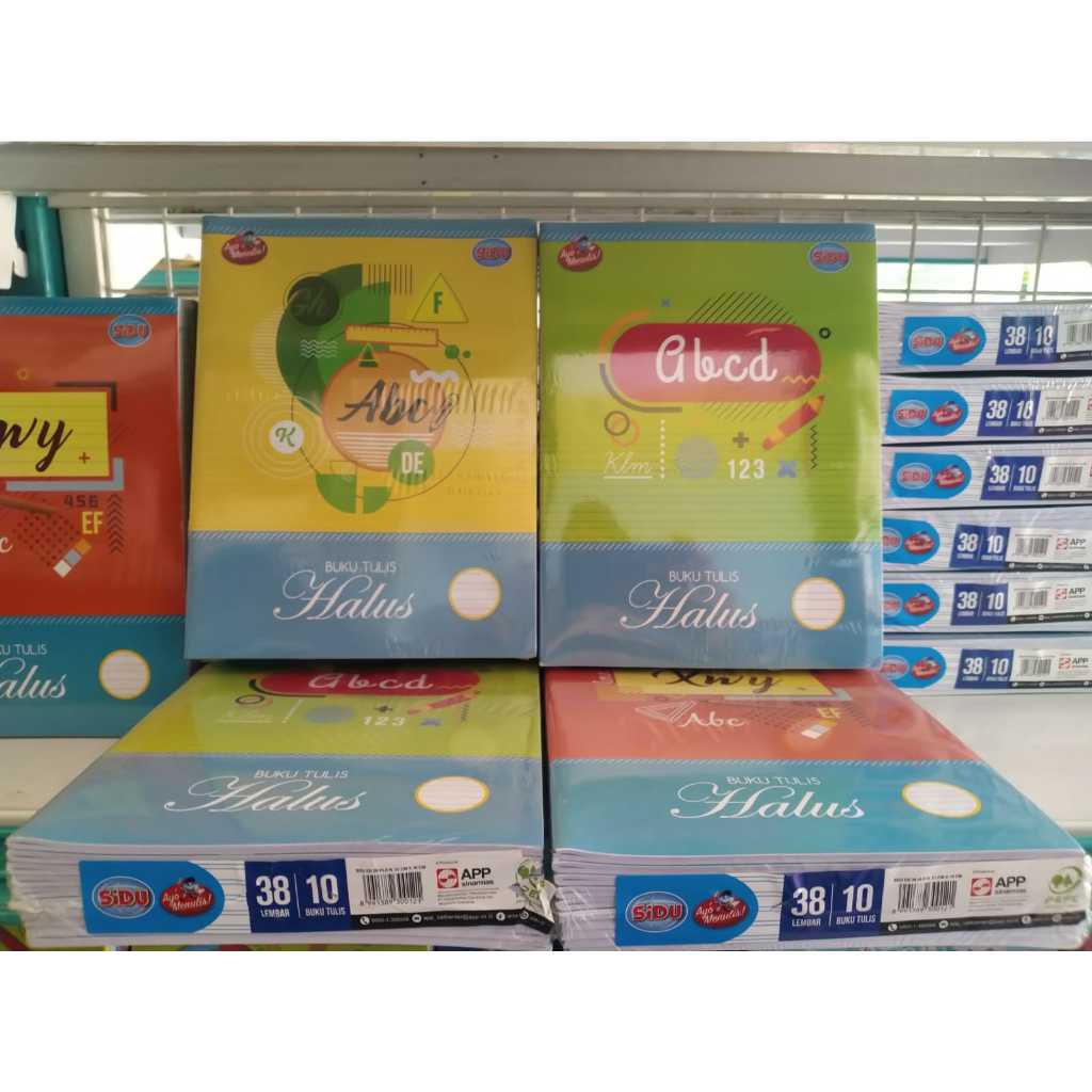 Jual Buku Tulis Halus SIDU Isi 38 Lembar (PCS / 1 Buku) | Shopee Indonesia