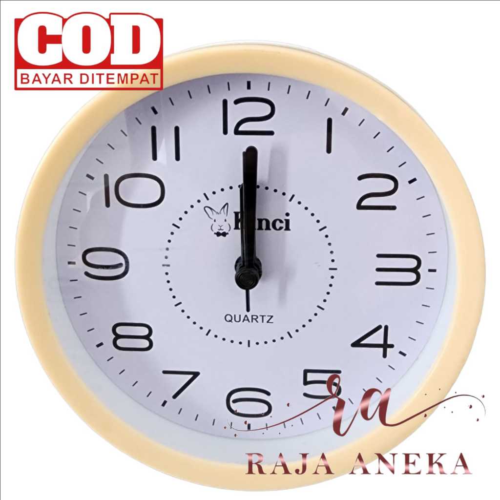 Jual Jam Weker Beker Bunyi Kencang KUNCI Model KAYU Polos Alarm Kayu ...