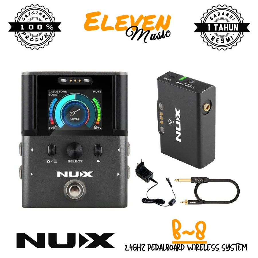 Jual Nux B-8 2.4GHZ Pedal Board Wireless System NUX B8 | Shopee Indonesia