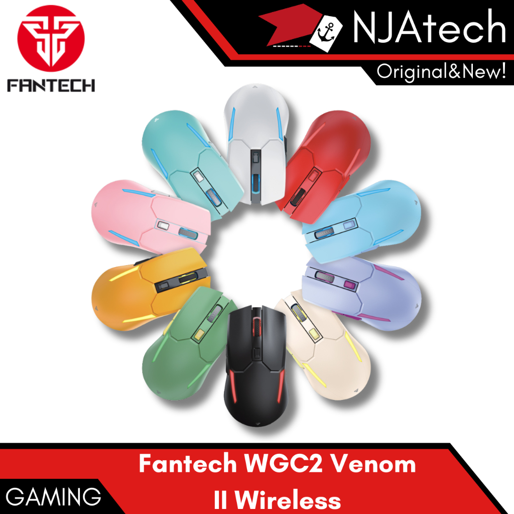 Jual Wireless Mouse Gaming Fantech VENOM II WGC2 Gaming Mouse ...