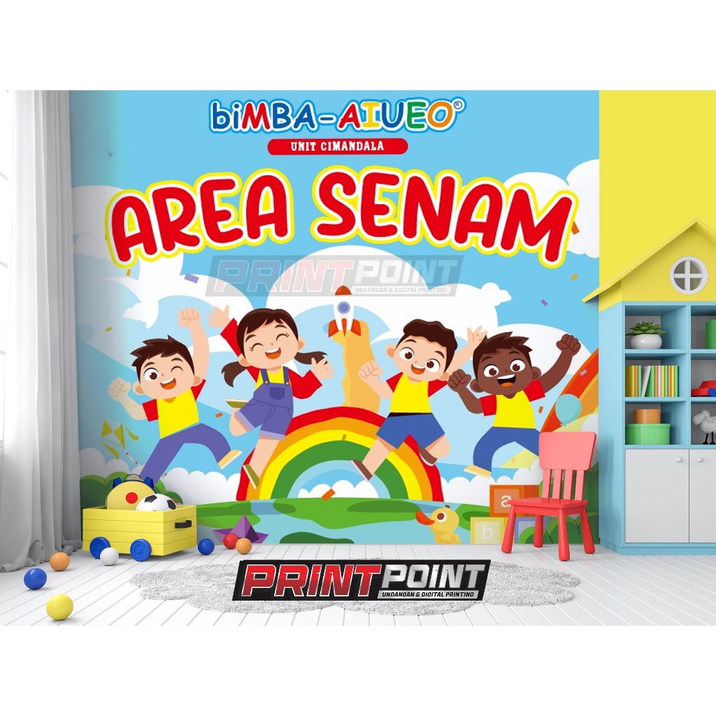 Jual BACKDROP UNTUK BIMBA, WALLPAPER, TK, SD, PLAYGROUP, PLAYGROUND ...