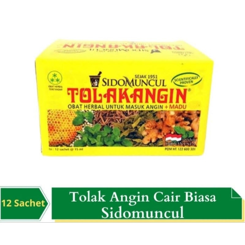 Jual tolak angin cair dus 12 pcs herbal - untuk masuk angin ...