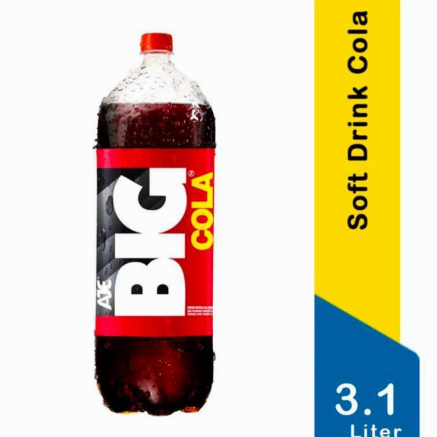 Jual big soft drink rasa cola/strawberry/mango ukuran 3.1 Liter ...