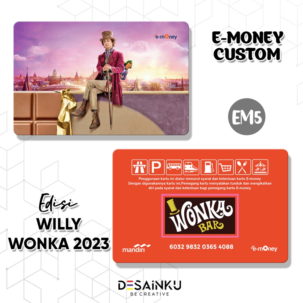 Jual Emoney/Tap Cash/Flazz/Brizzi/ WILLY WONKA 2023 / FILM WILLY WONKA ...