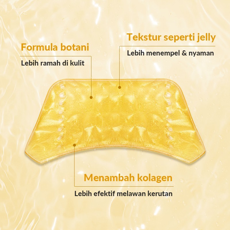 Jual BIOAQUA 24K Gold Collagen Neck Mask 35 Gram | Shopee Indonesia