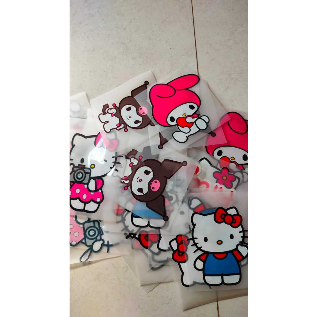 Jual Sablon Setrika DTF Ukuran A6 10cm Thema Hello Kitty | Shopee Indonesia
